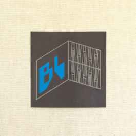 *JEFFREY SINCICH×BLUE LUG* square sticker (blue lug) - BLUE LUG GLOBAL ...