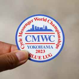 *BLUE LUG* CMWC2023 sticker (white) - BLUE LUG GLOBAL ONLINE STORE