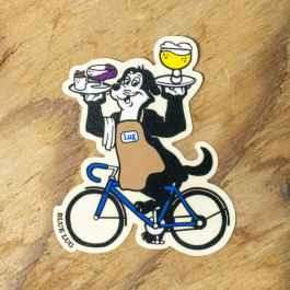 *BLUE LUG* LUG dog sticker (blue/clear) - BLUE LUG GLOBAL ONLINE STORE