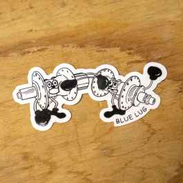 *BLUE LUG* hub fight sticker - BLUE LUG GLOBAL ONLINE STORE