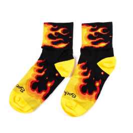 *SOCKGUY* standard socks (fireball black) - BLUE LUG GLOBAL ONLINE STORE