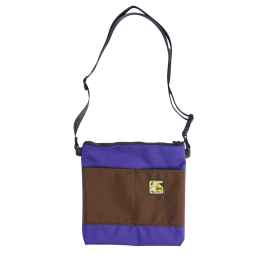 *TAXI BAGS* pouch with strap (L/purple/brown) - BLUE LUG GLOBAL ONLINE ...