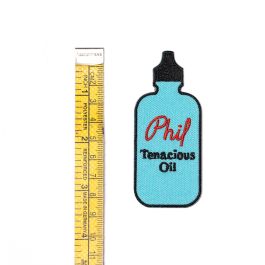 *PHILWOOD* embroidered patch (tenacious oil) - BLUE LUG GLOBAL ONLINE STORE