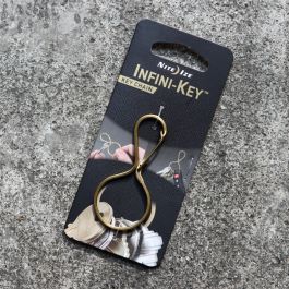*NITE IZE* infini-key (brass) - BLUE LUG GLOBAL ONLINE STORE
