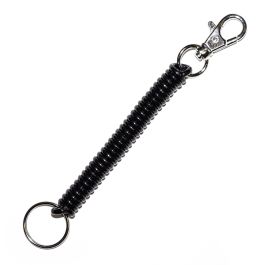 *SUPER COIL* clip on key coil (black) - BLUE LUG GLOBAL ONLINE STORE