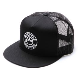 *BICYCLE COFFEE* logo mesh cap (black) - BLUE LUG GLOBAL ONLINE STORE