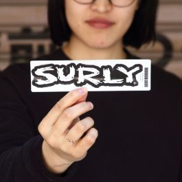 *SURLY* logo sticker (S) - BLUE LUG GLOBAL ONLINE STORE