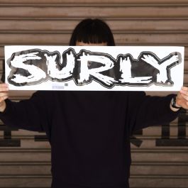 *SURLY* logo sticker (L) - BLUE LUG GLOBAL ONLINE STORE
