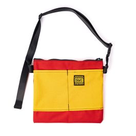 *TAXI BAGS* pouch with strap (L/yellow/red) - BLUE LUG GLOBAL ONLINE STORE