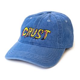 *CRUST BIKES* crust embroidered hat (denim) - BLUE LUG GLOBAL ONLINE STORE