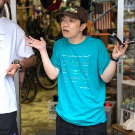 *BLUE LUG* NITTO handlebar t-shirt (turquoise green) - BLUE LUG GLOBAL ...