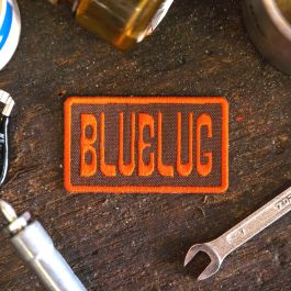 *BLUE LUG* logo patch (orange) - BLUE LUG GLOBAL ONLINE STORE
