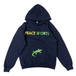 *PEACE SPORTS×BLUE LUG* lizard hoodie (navy) - BLUE LUG GLOBAL ONLINE STORE