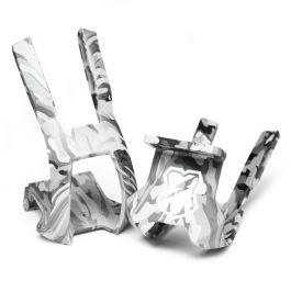 *MASH* nylon double toe clips (black drip camo) - BLUE LUG GLOBAL ...