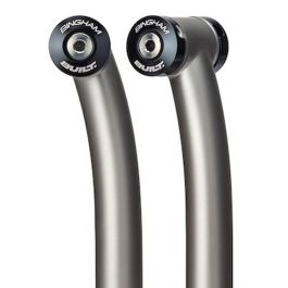 *BINGHAM BUILT* titanium layback seatpost (black) - BLUE LUG GLOBAL ...