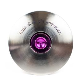 *STRIDSLAND* titanium top cap (silver/purple bolt) - BLUE LUG GLOBAL ...